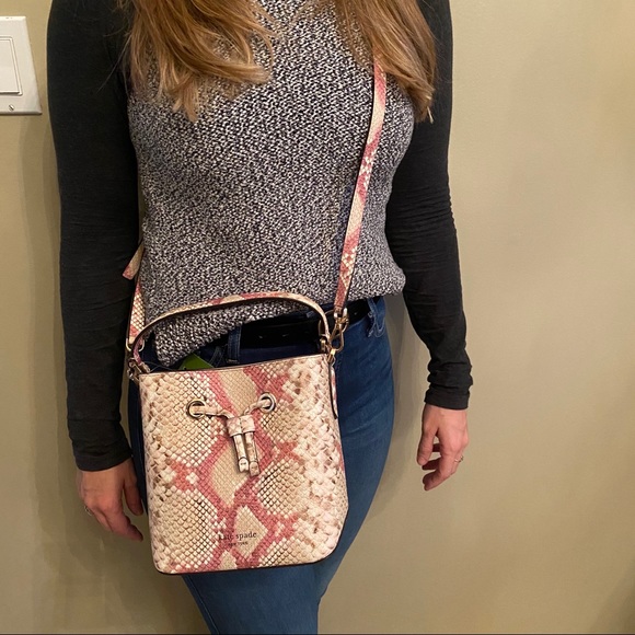 kate spade | Bags | Kate Spade Snake Bucket Bag | Poshmark